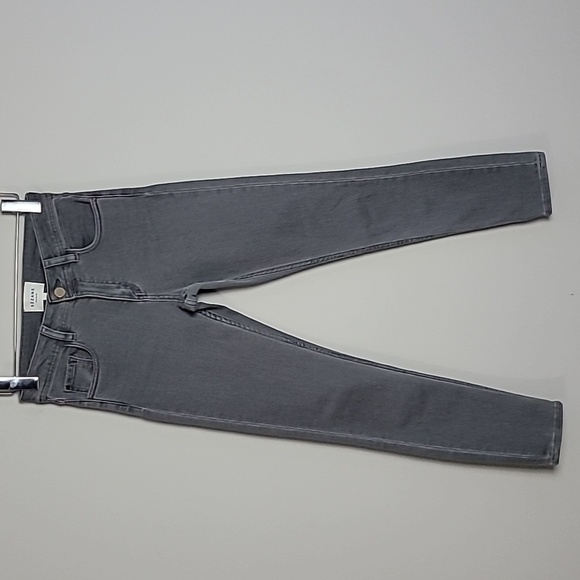 Sezane | Jeans | Sezane Grey Denim Skinny Crop Jean Sz 24 | Poshmark